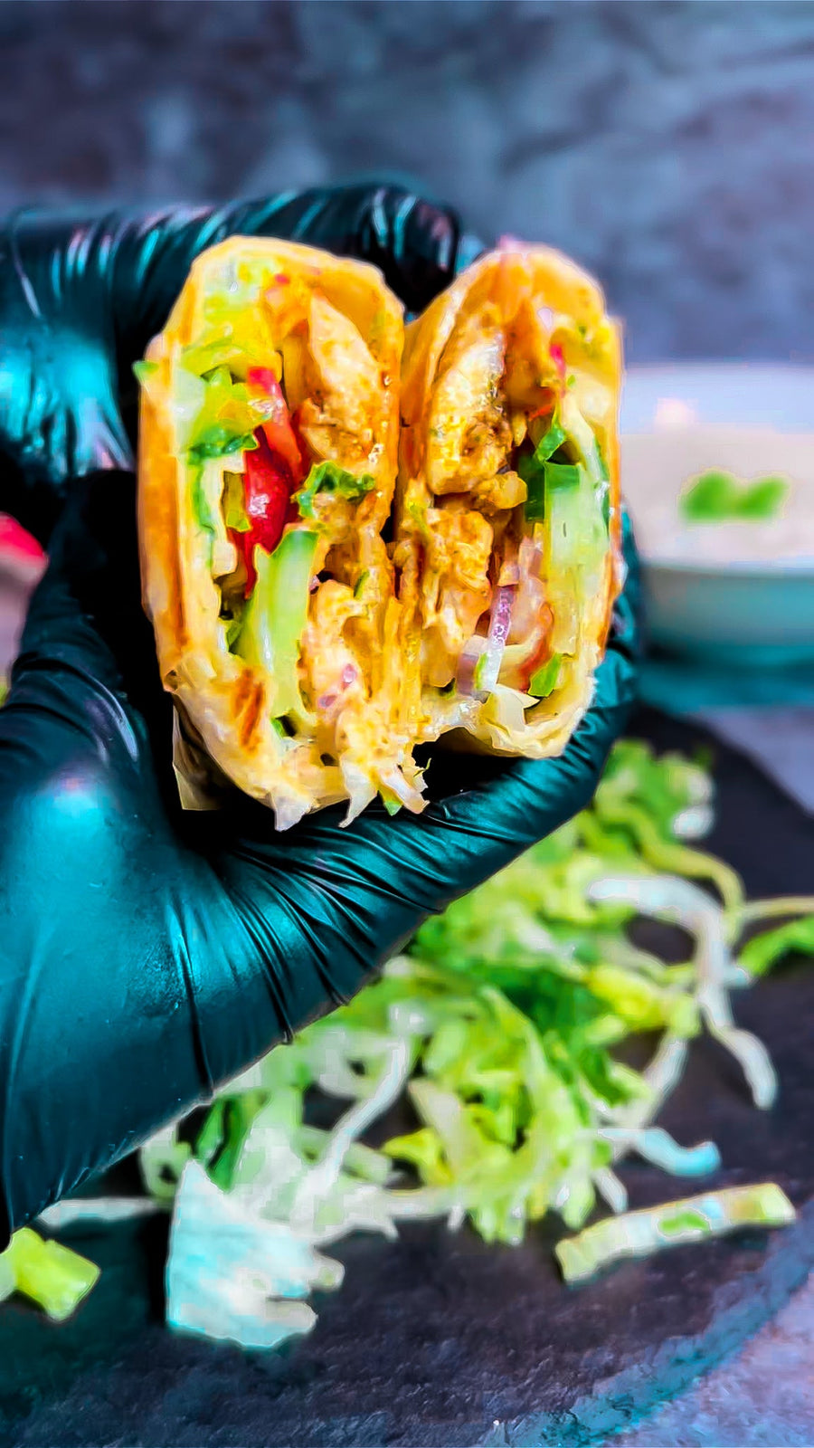 Hähnchengyros-Wrap